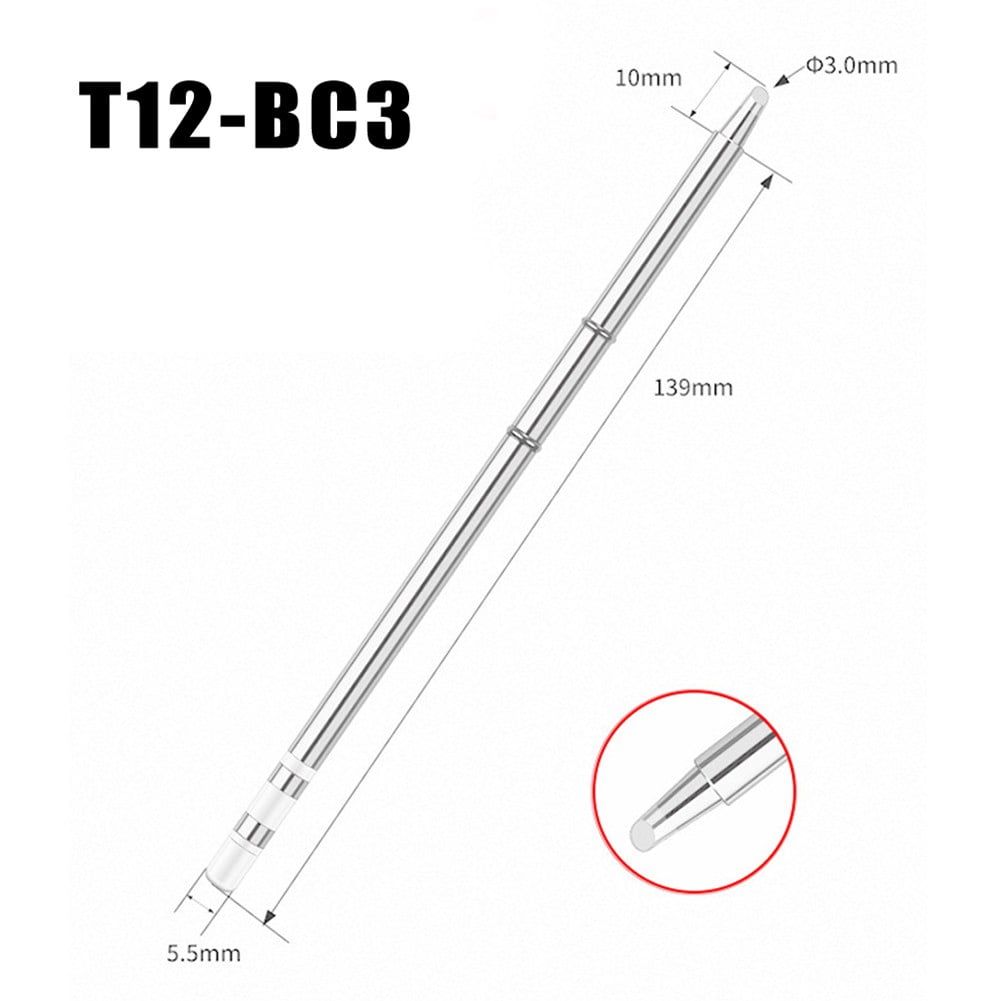 T12 B Series Soldering Iron Tip Replacement Heater Solder Head For 950D ...