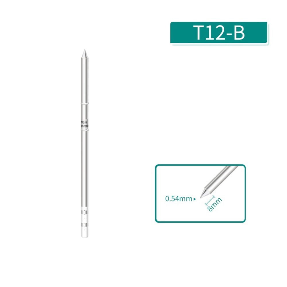 T12 Soldering Iron Tips Set for Electric Soldering Station with K B2 ...