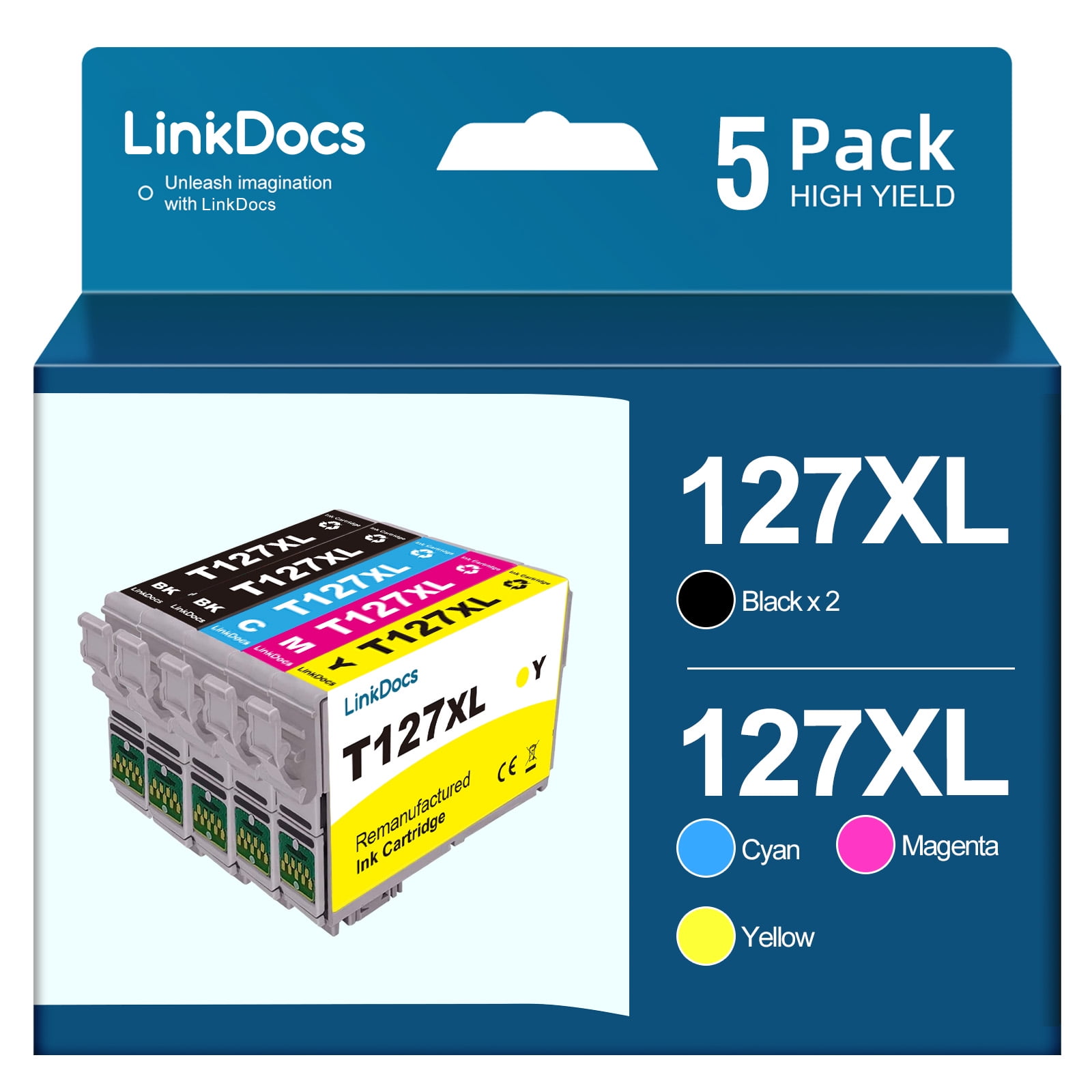 T127 Ink Cartridge Replacement for Epson 127 T127 to use with Epson ...