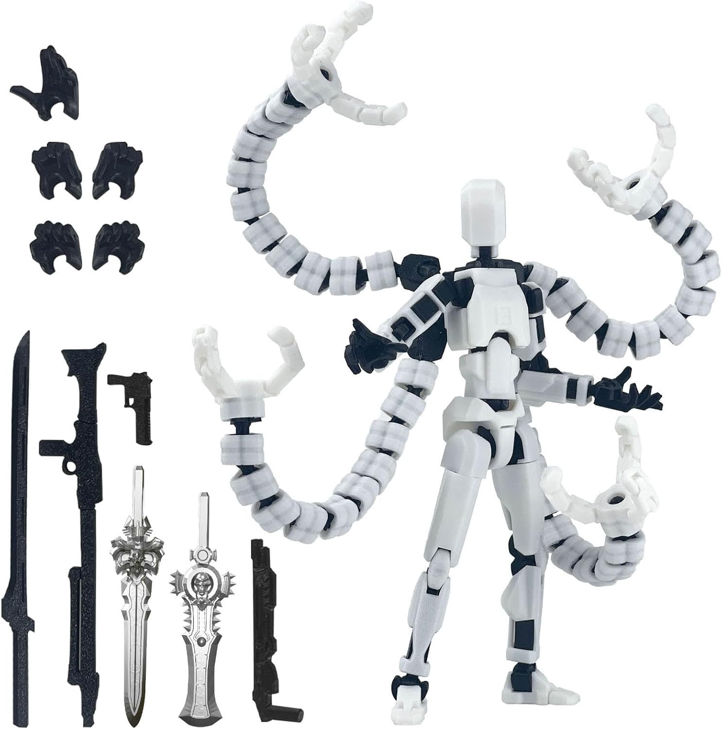 T13 3D Action Figure (Assembly Completed) , T 13 Dummy 13 3D Printed ...