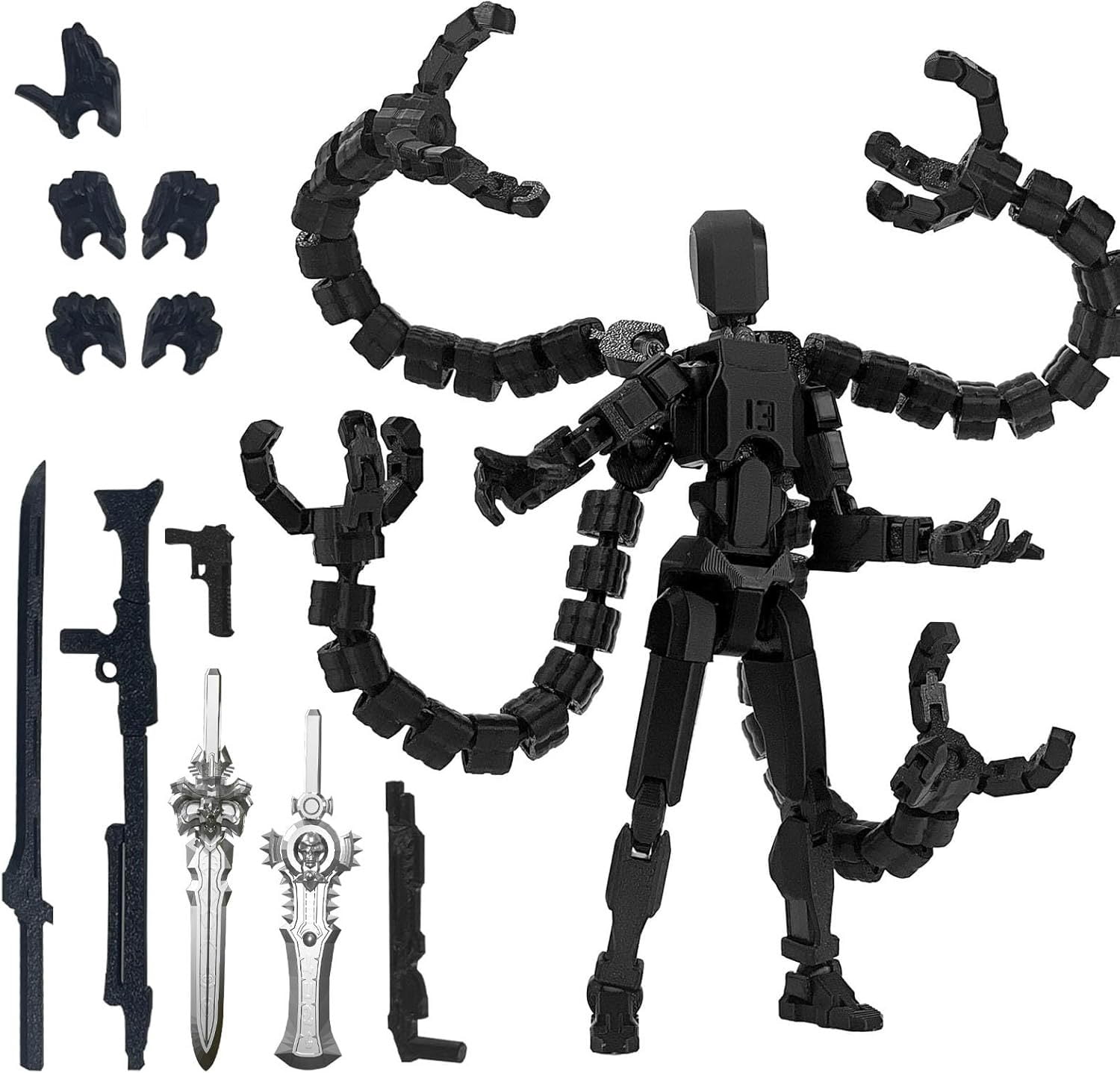 T13 3D Action Figure (Assembly Completed) , T 13 Dummy 13 3D Printed ...