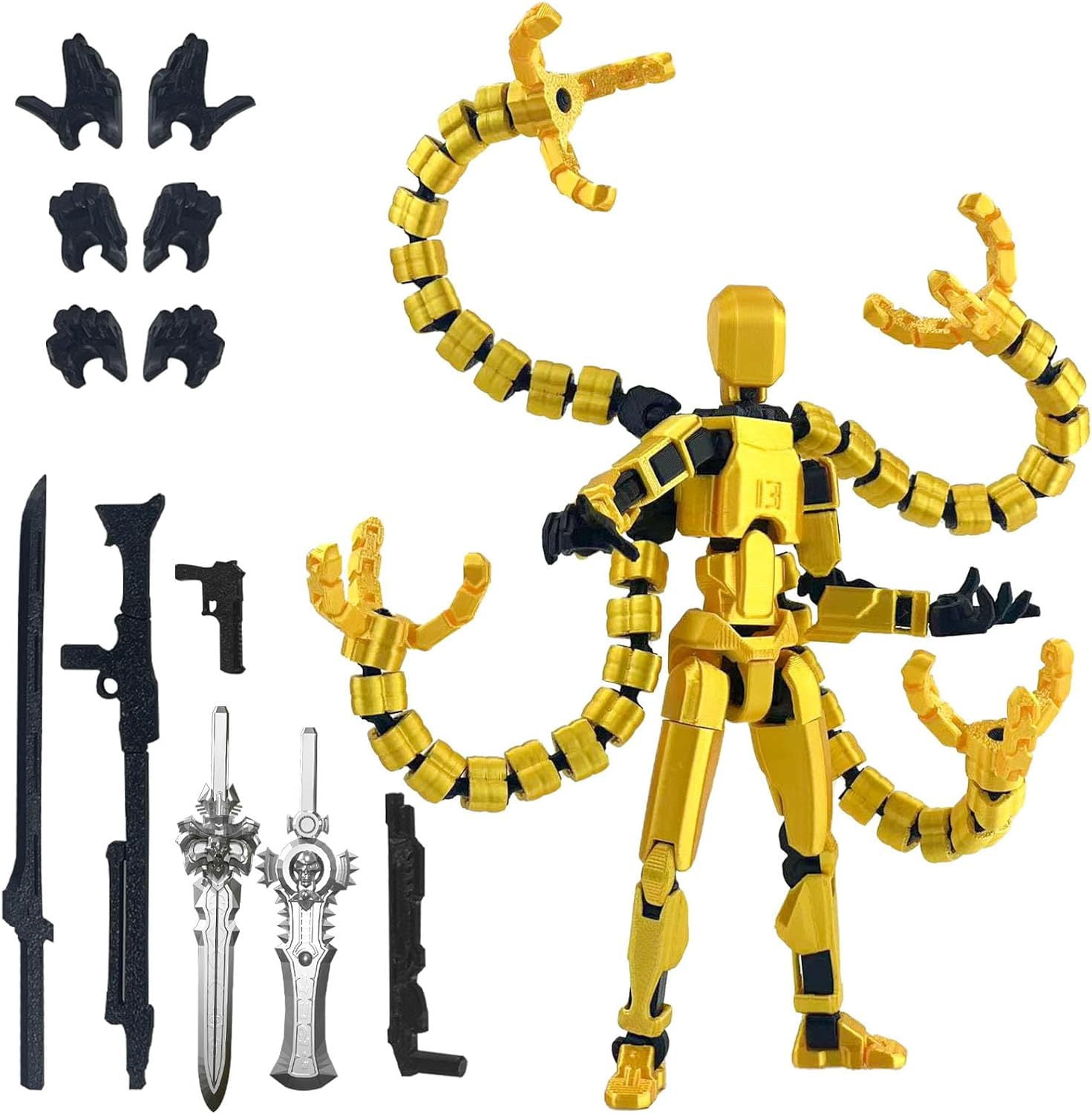 T13 3D Action Figure (Assembly Completed) , T 13 Dummy 13 3D Printed ...