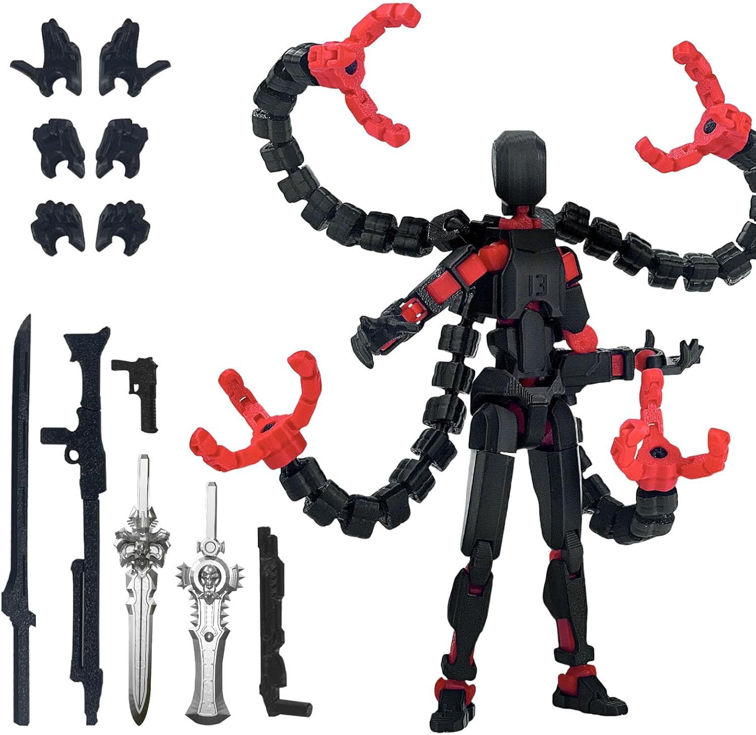 T13 3D Action Figure (Assembly Completed) , T 13 Dummy 13 3D Printed ...