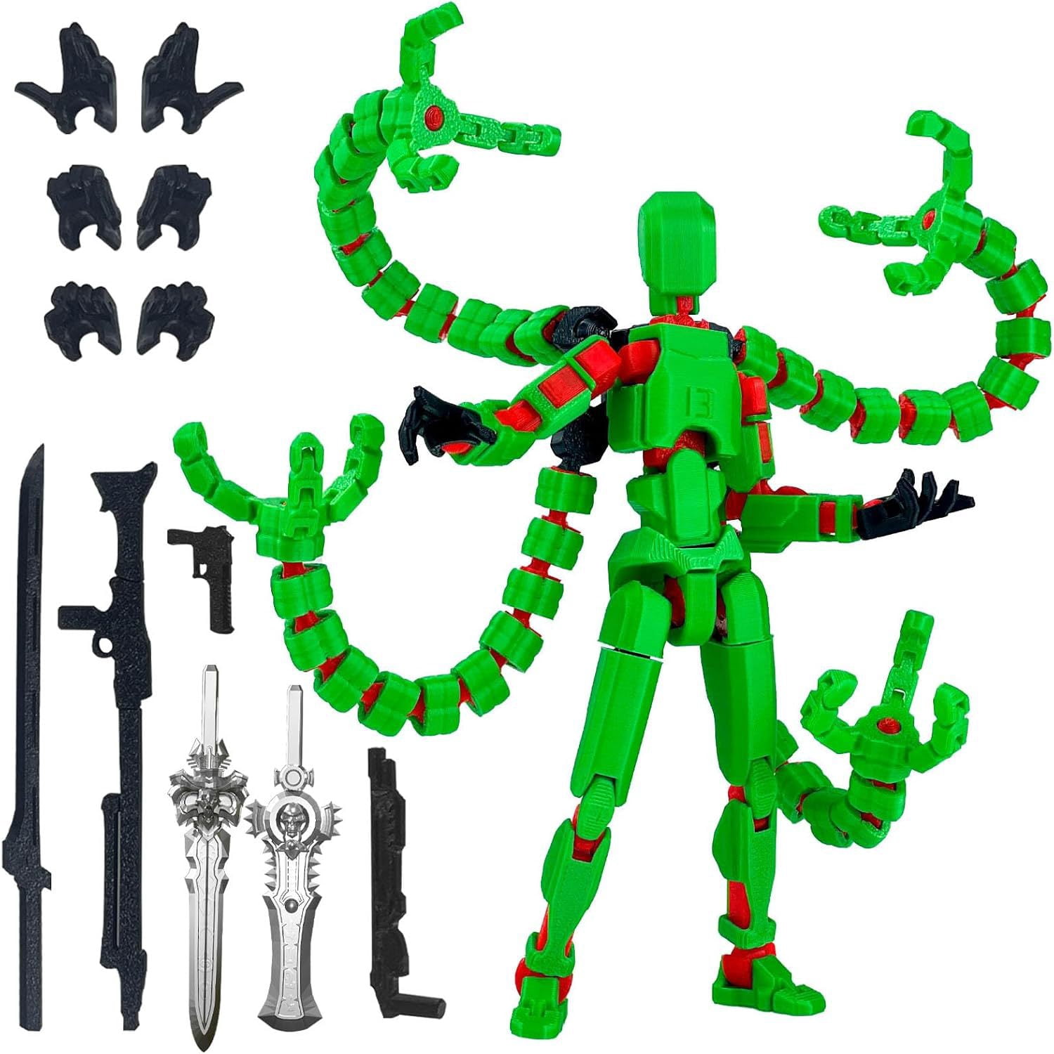 T13 3D Action Figure (Assembly Completed) , T 13 Dummy 13 3D Printed ...