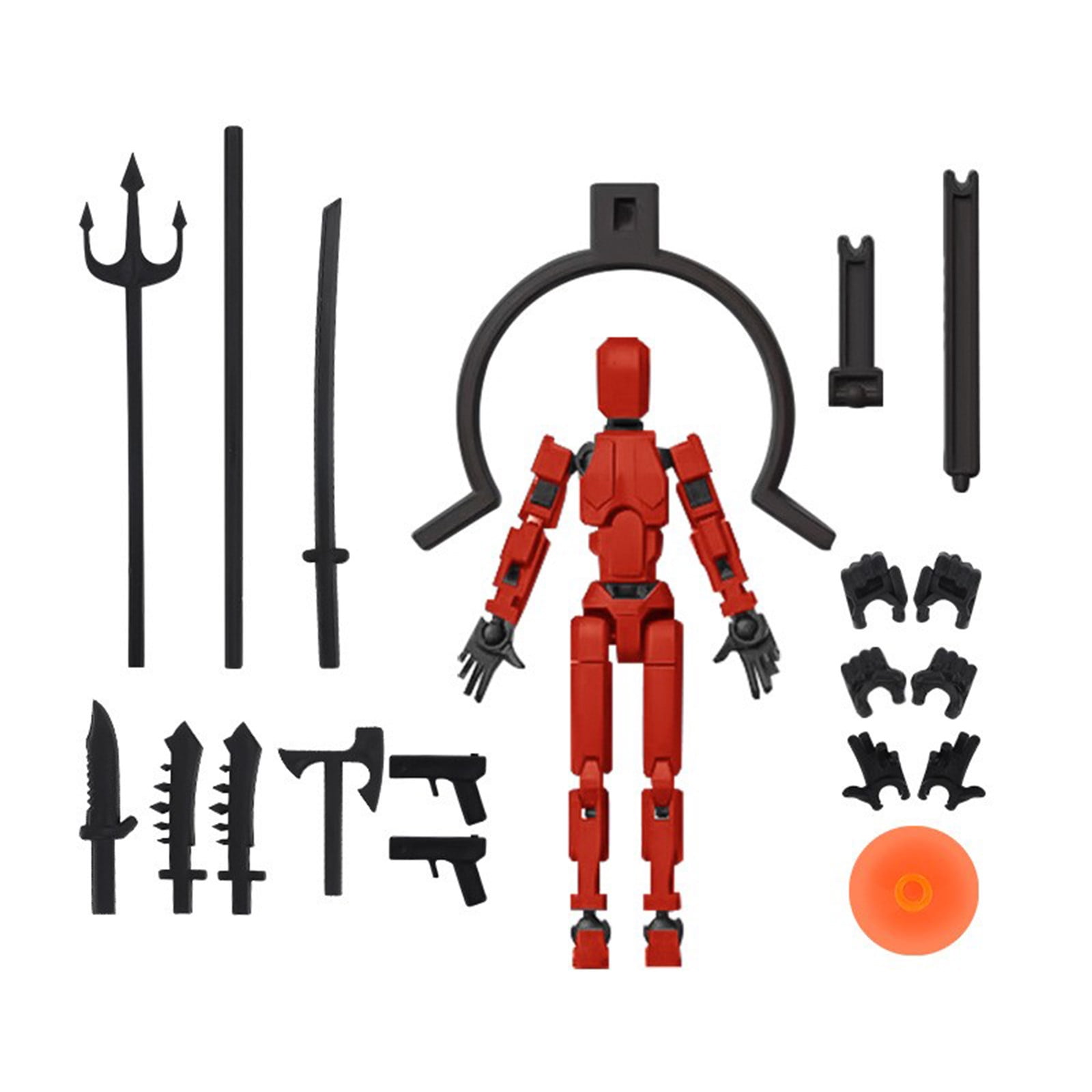 T13 3D Doll, 18 Weapons, Posable Joints & Functional Decor【Sheet ...