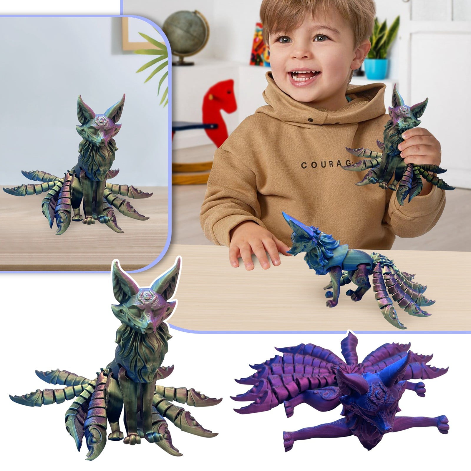 T13 Action Figure 1 Pack, 3D Printed Human Body Model, Luck 13 Action ...