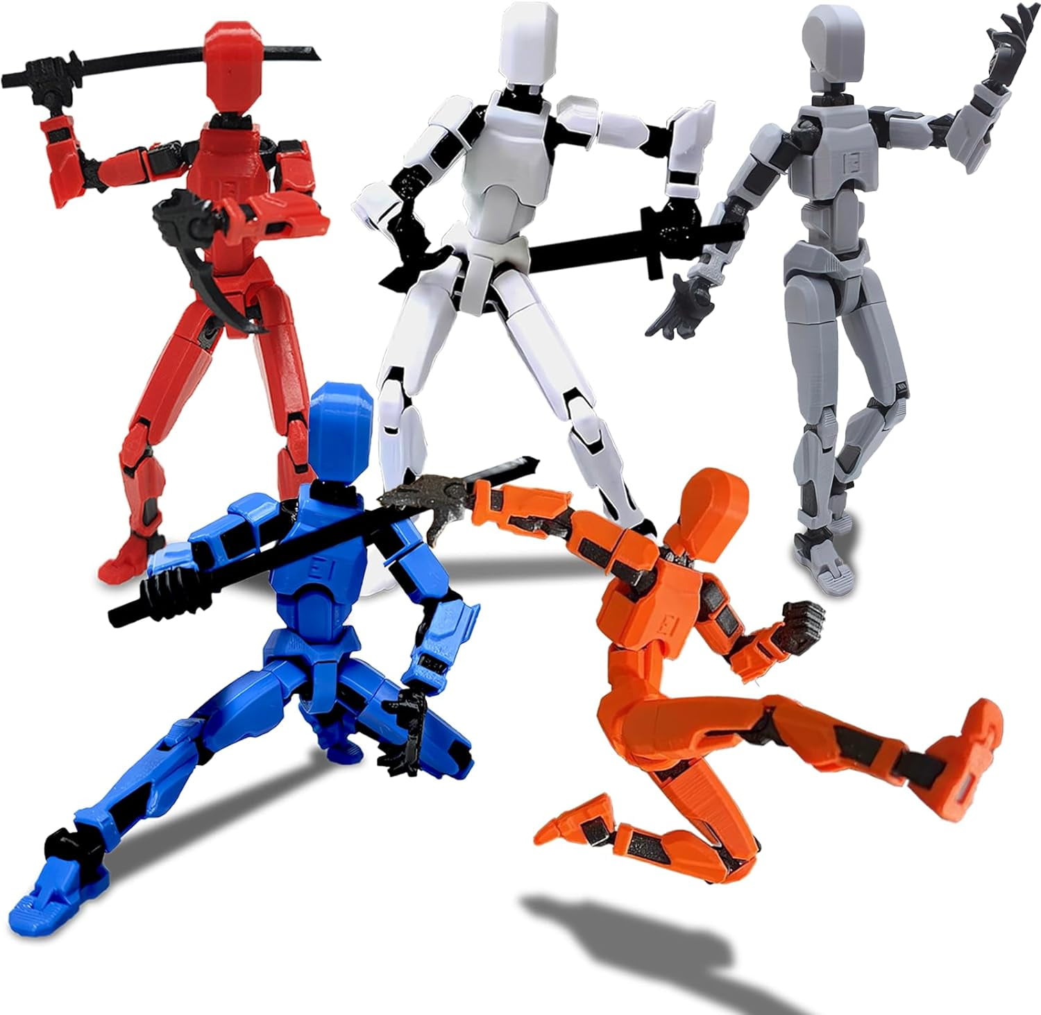 T13 Action Figure with 3 Types of Weapons and 3 Types of Hands 3D ...