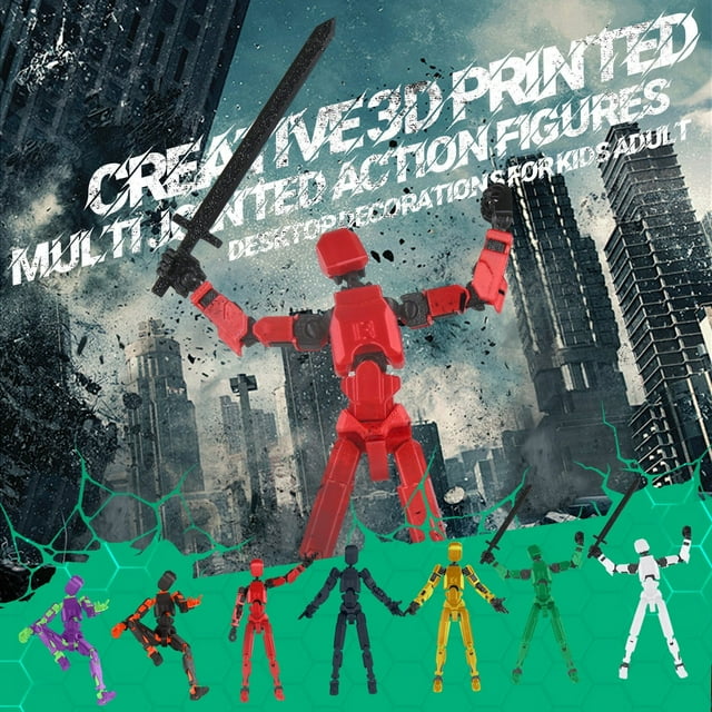 T13 Action Figure (Assembly Completed) 3D Printed Multi-Jointed Movable ...