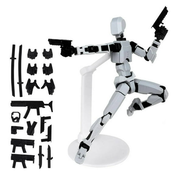 T13 Action Figure, Titan 13 Action Figure With 4 Types Of Weapons And 3 ...