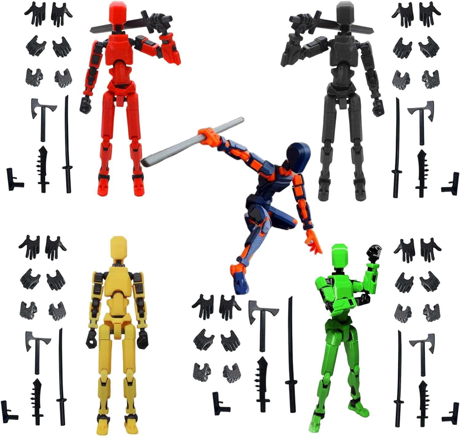T13 Action Figure, (Assembly Required) 3D Printed Robo 13 Action ...