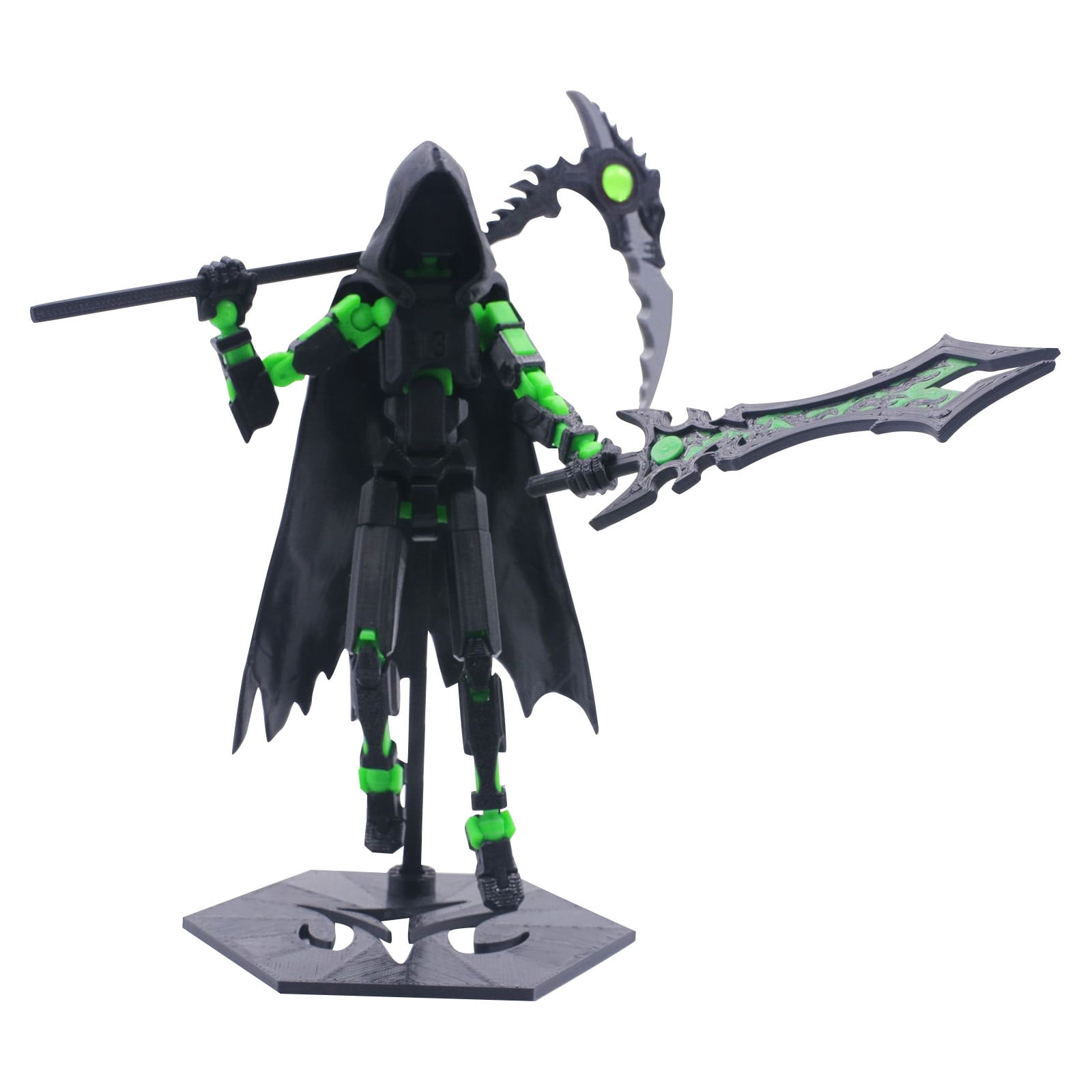 T13 Action Figure,Death Skeleton Movable Robot,3D Printed Magnetic ...