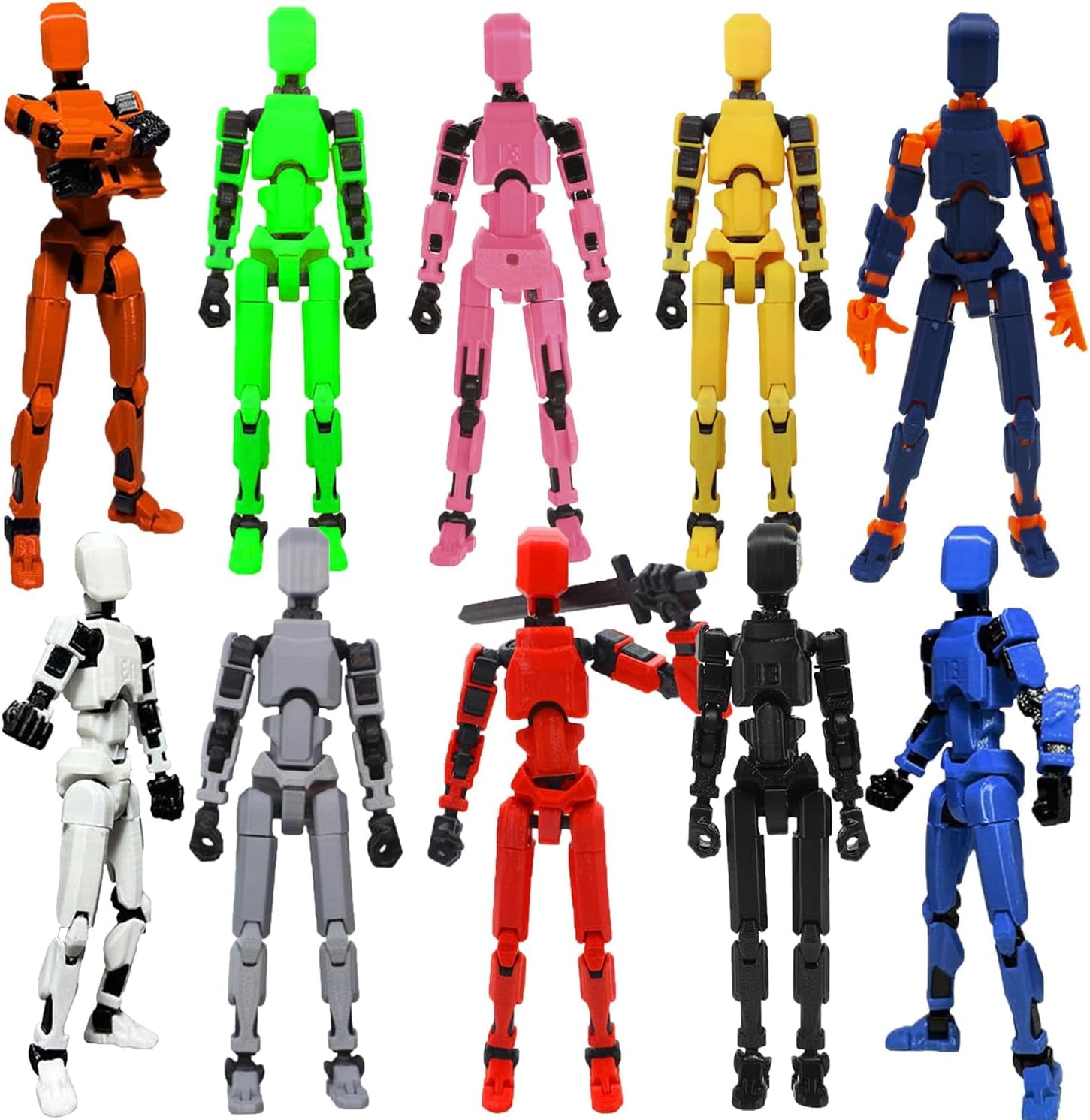T13 Action Figure,Robot Action Figure,T13 Action Figure 3D Printed ...