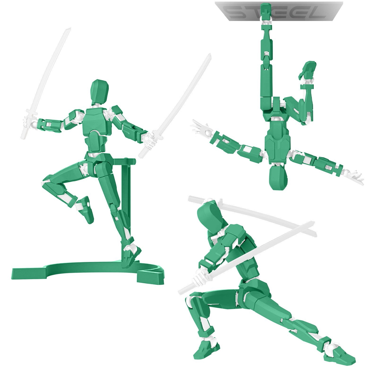 T13 Action Figure Set 3D Printed Multi-Jointed Action Figures, Full ...