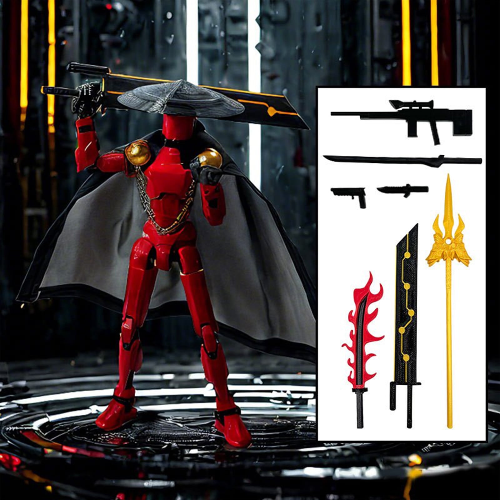 T13 Action Figure Set Already Assembled, T13 3D Printed Action Figures ...