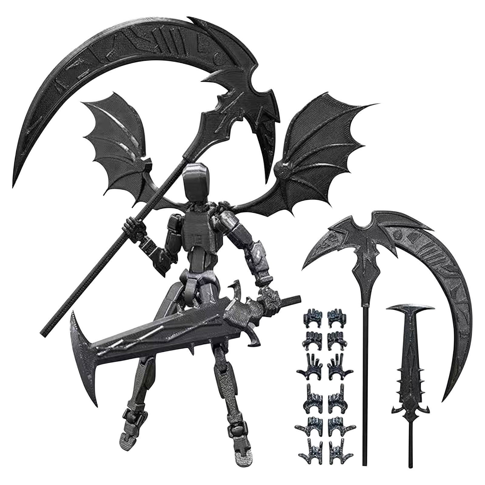 T13 Action Figure Set, T13 3D Printed Action Figures With Weapons ...
