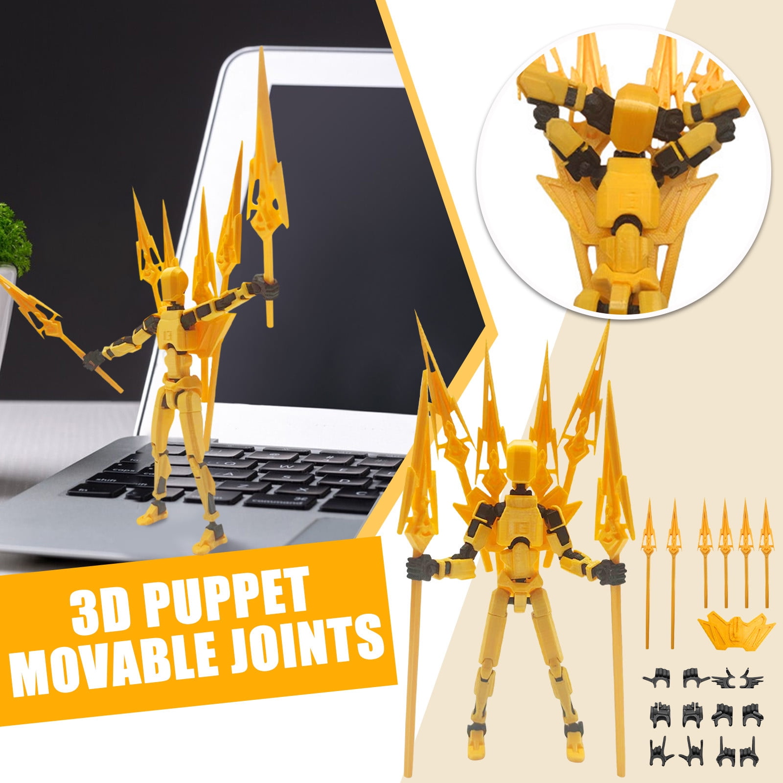 T13 Action Figure Set Titan 13 3D Printed Action Figure Mobile Doll Set ...