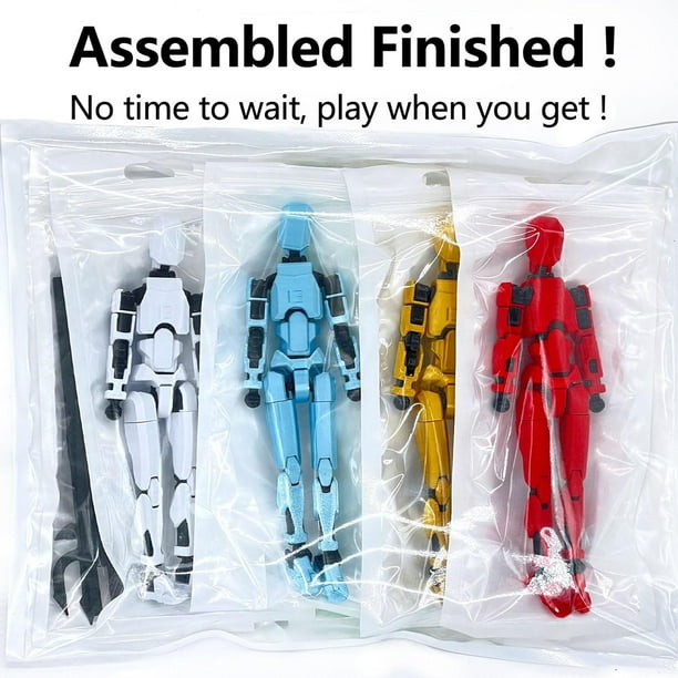 T13 Action Figure Set, Titan 13 Robot Action Figure 3D Printed robo 13 ...