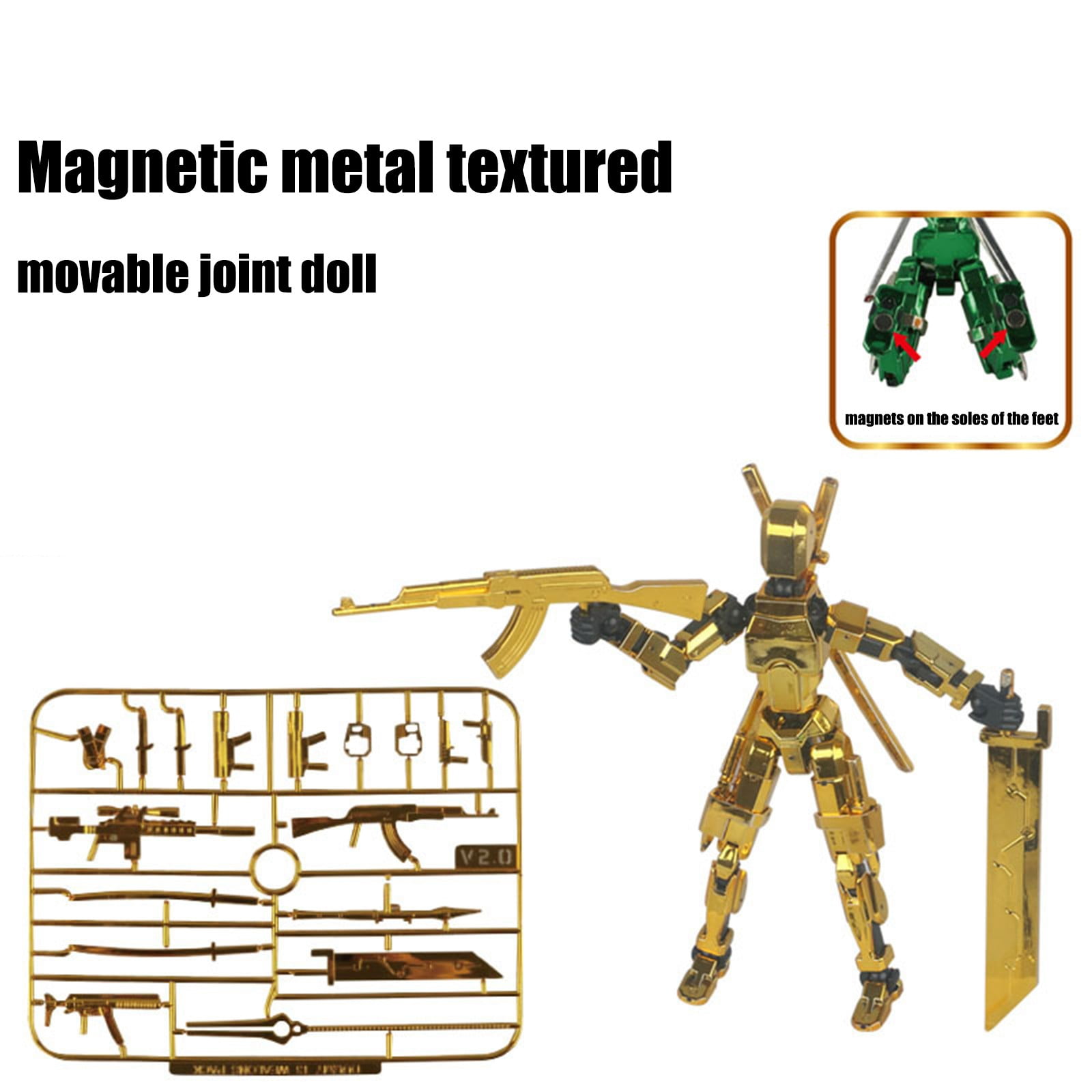 T13 Action Figure Set, Titan 13 Robot Action Figure 3D Printed robo 13 ...