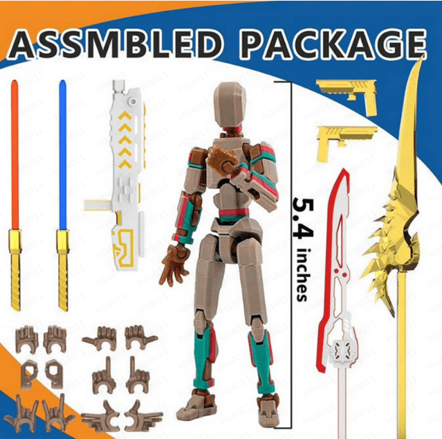 T13 Action Figure Space Marine 3D Printed, Titan 13 Dummy 13 Action ...