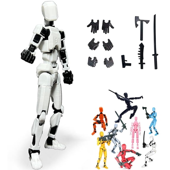 T13 Action Figure Titan 13 Action Figure Robot Action Figure 3D Printed ...