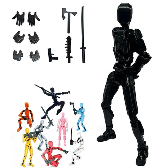 T13 Action Figure Titan 13 Action Figure Robot Action Figure 3D Printed ...