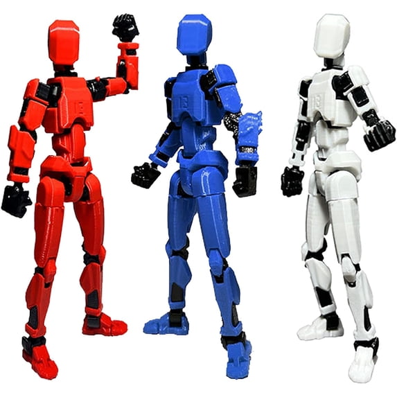 T13 Action Figure Titan 13 Action Figure Robot Action Figure 3D Printed ...