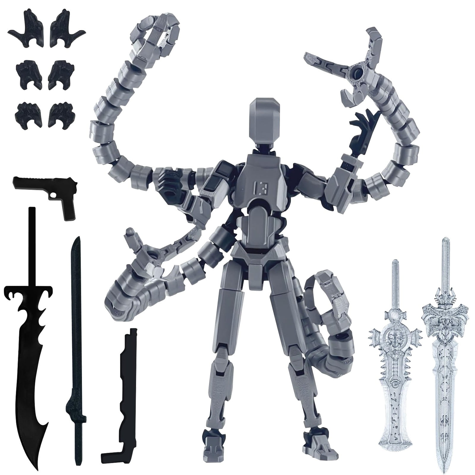 T13 Action Figure，Titan 13 Dummy 13 Figure Robot 13 Figure 3D Printed ...
