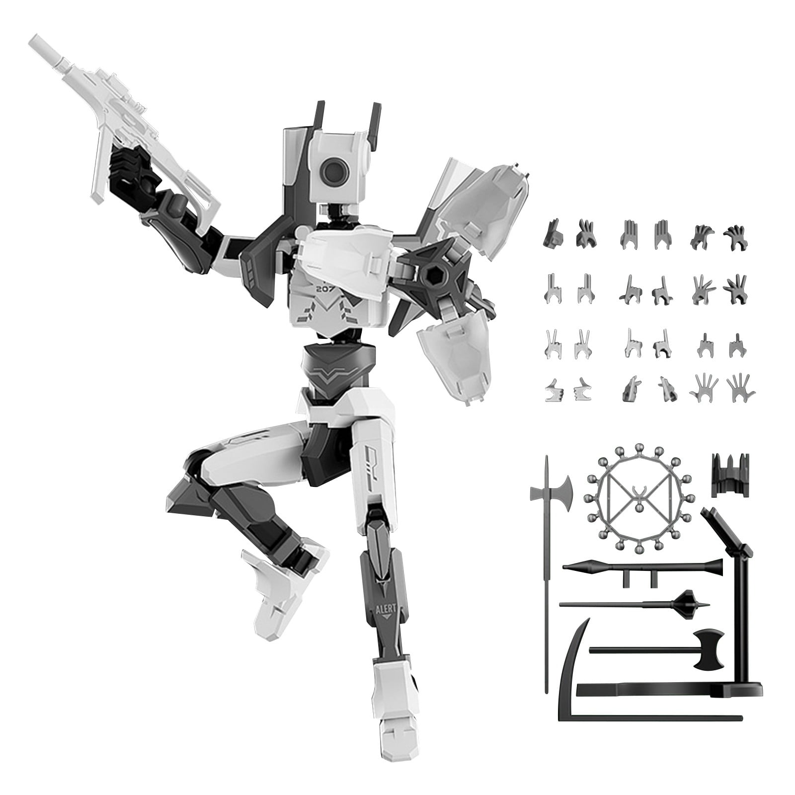 T13 Action Figures, Assembly Completed Dummy 13 Action Figure, 5.9 Inch ...