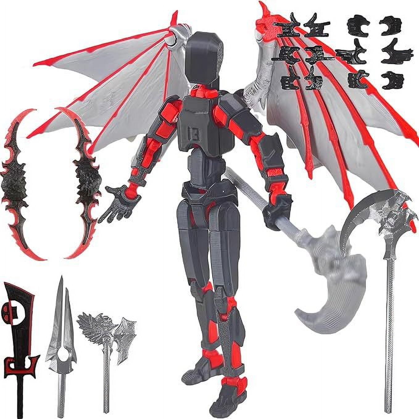 T13 Action Figures, Titan 13 Robot 3D Printed Dummy 13 Lucky 13 Anime ...
