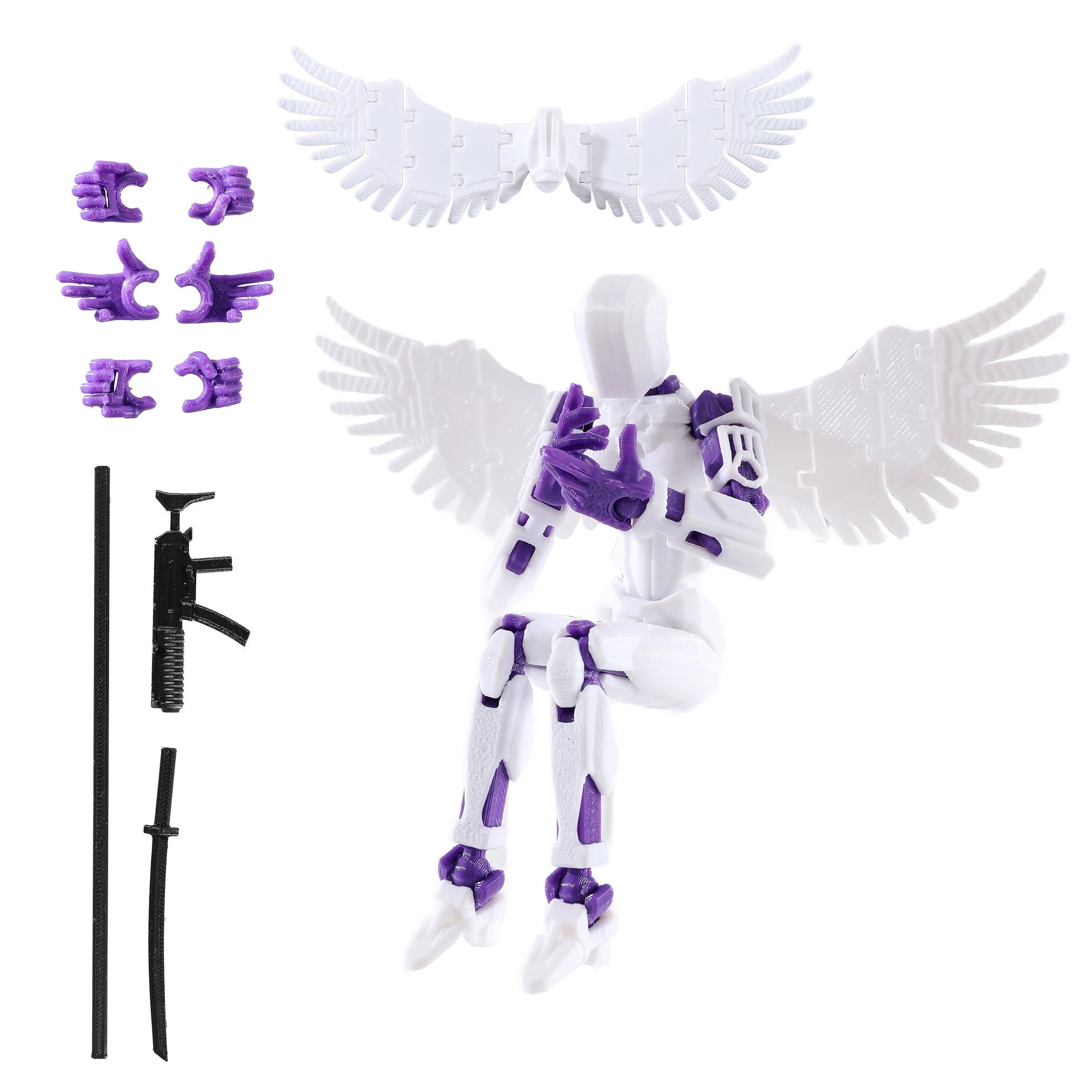 T13 Action Figures, Titan 13 Robot 3D Printed Dummy 13 Lucky 13 Anime ...