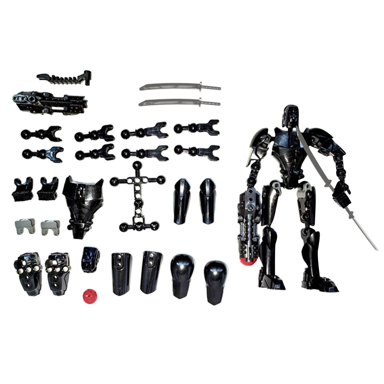 T13 Character Models,5 Inch 3D Printed Figure Set, Dummy Robot,Dummy ...