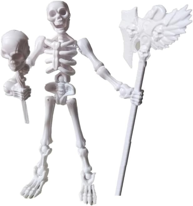 T13 Skeleton Action Figure, Movable Articulated Human Skeleton, 5.12-in ...