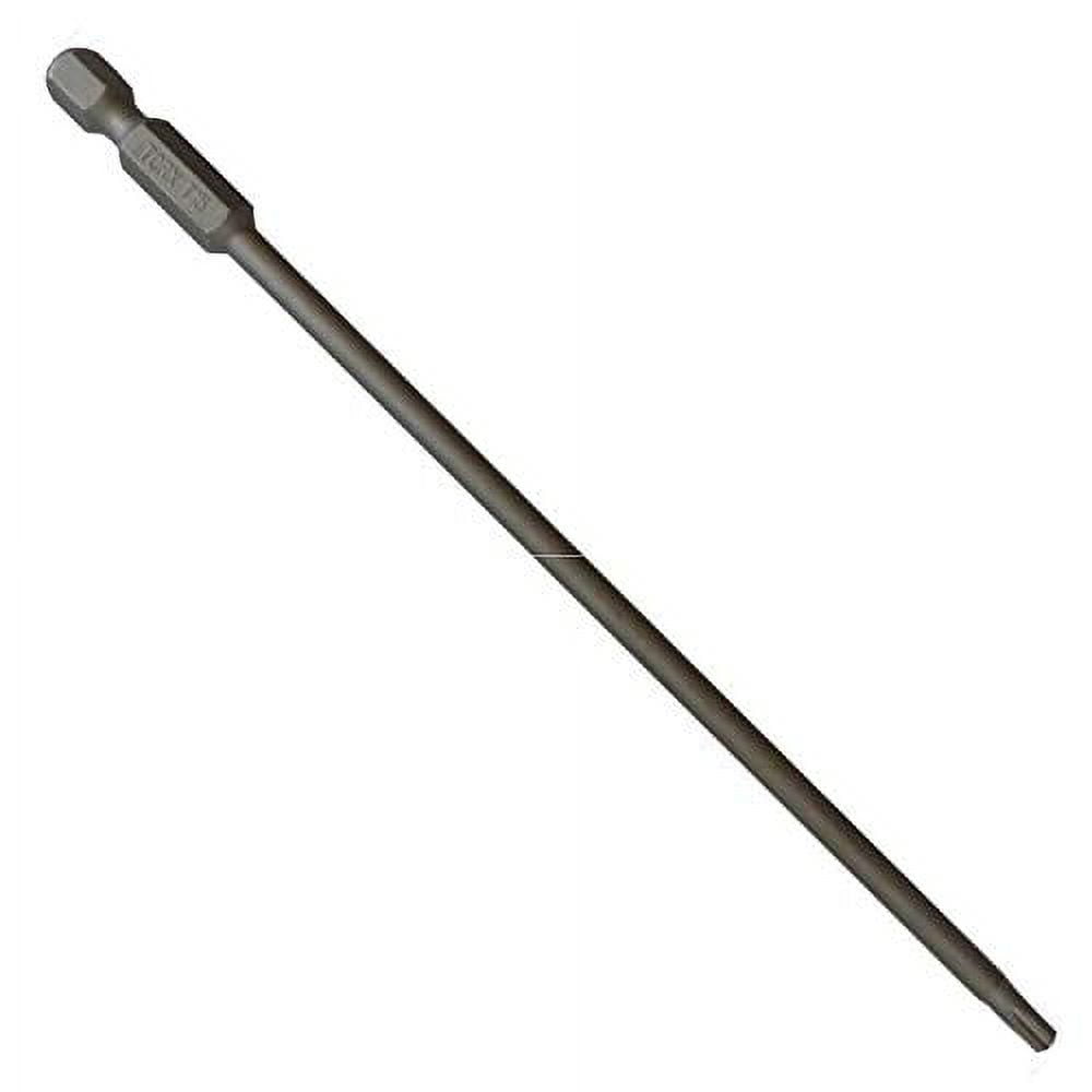 T15 (T-15) Torx/Star Driver Bit - T15 x 6" Torx/Star Drive Quick Change ...