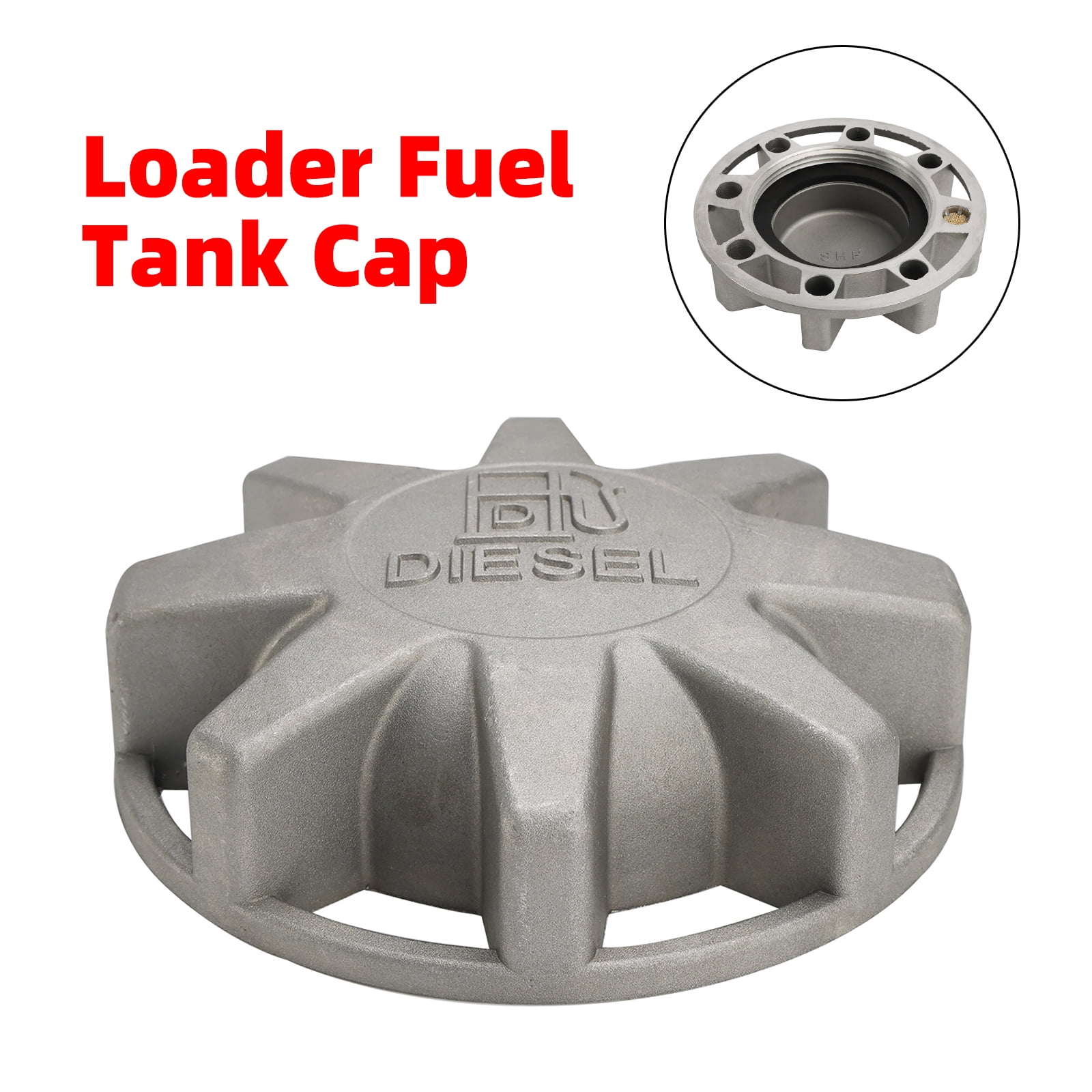 T156445 Fuel Cap For John Deere Dozer Loader Backhoe Skidder 450 450B ...