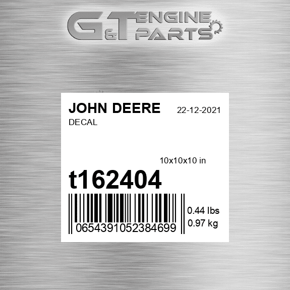 T162404 DECAL fits JOHN DEERE (New OEM) - Walmart.com