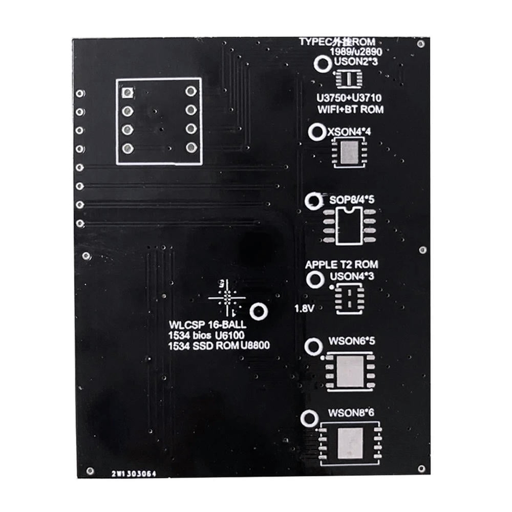 T2 Chip Read And Write Bios Socket For Air T2 Ssd Rom Typec Rom Holder ...