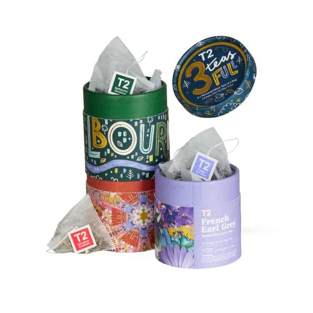 T2 Tea Three Teas Full Pack, 3 Teas in Mini Festive Feature Box, Black ...