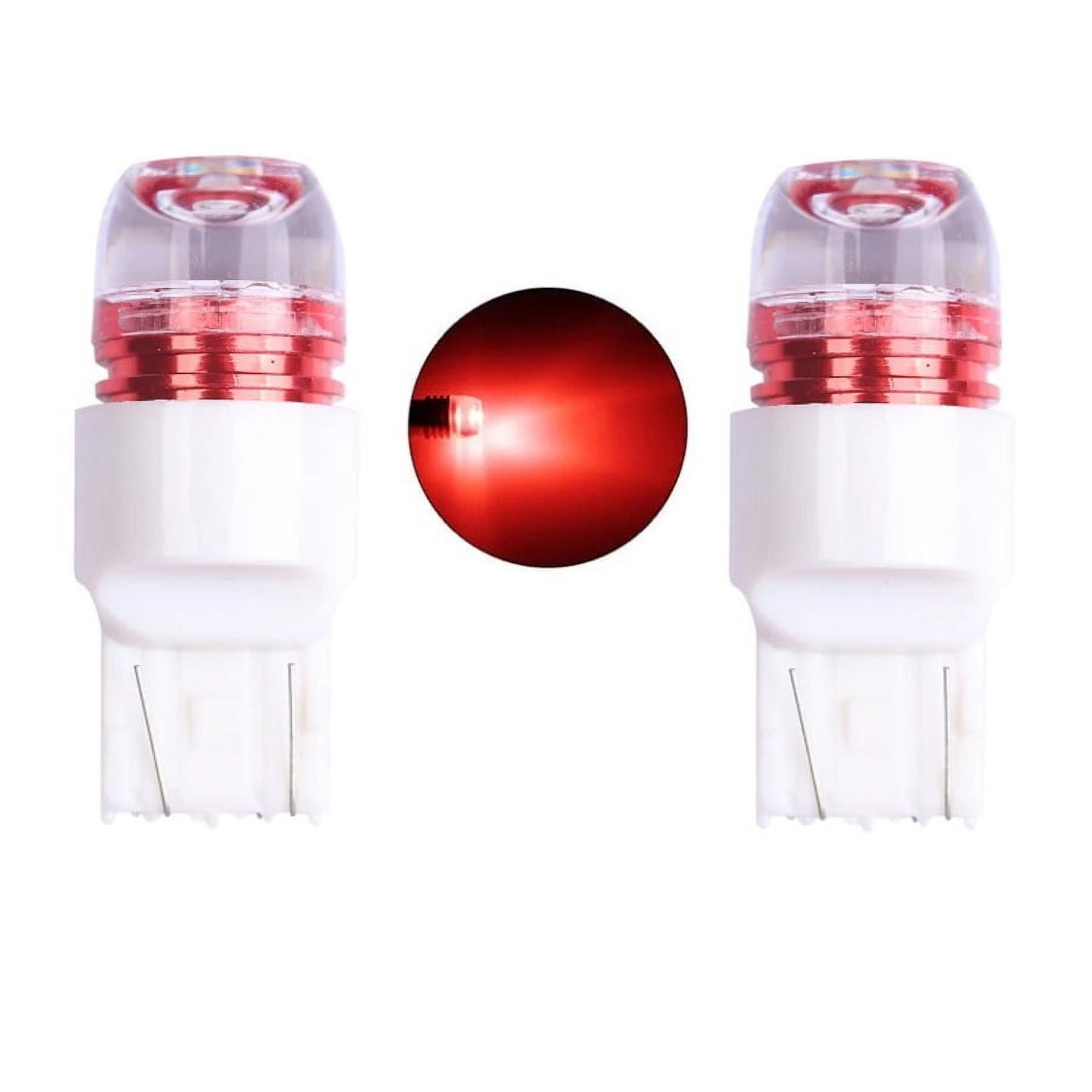T20/7440/7443 Car/Truck Flashing Brake Lights Red LED Strobe Bulbs ...