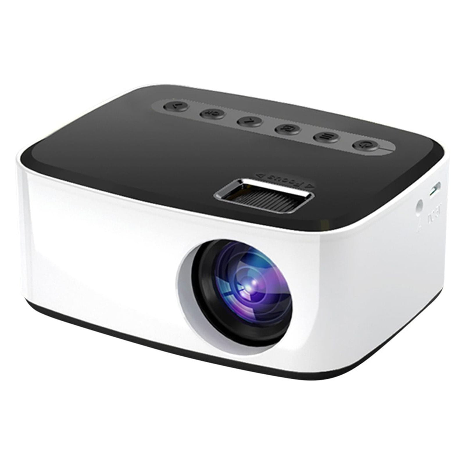 T20 Mini LED Projector Portable Video Player Miniature Cinema 1080P HD ...