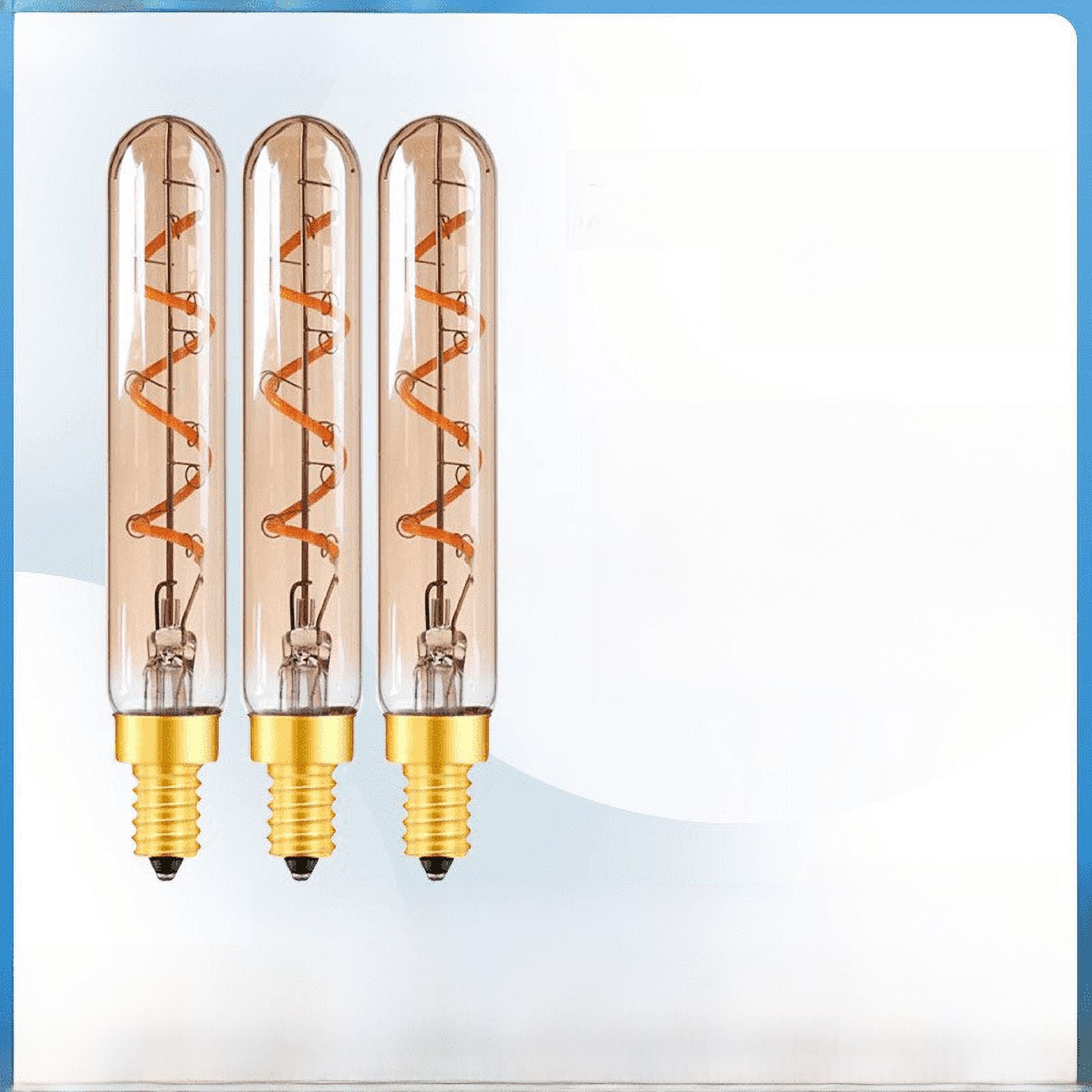 T20 long led soft filament lamp light source Brown warm yellow light ...