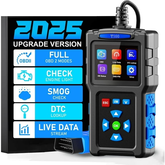 T200 OBD2 Scanner Diagnostic Tool, Code Reader OBDII, Check Engine Code ...