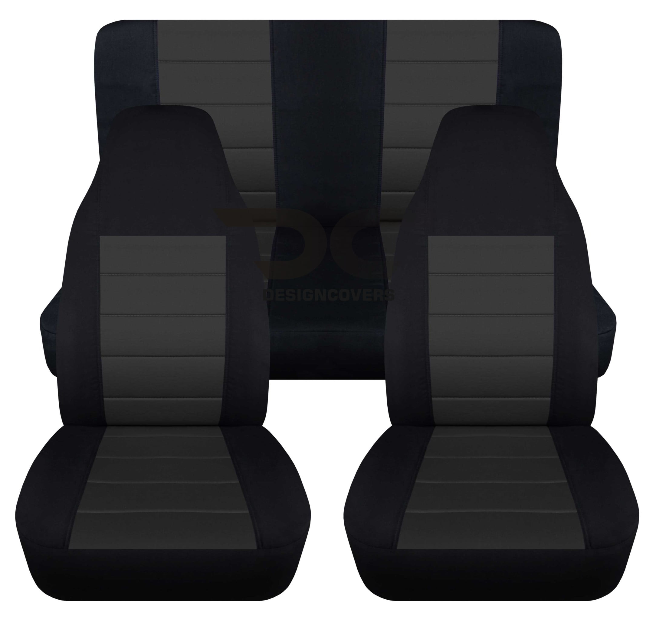 Designcovers 2003-2006 Jeep Wrangler LJ 2door Seat Covers: Black ...
