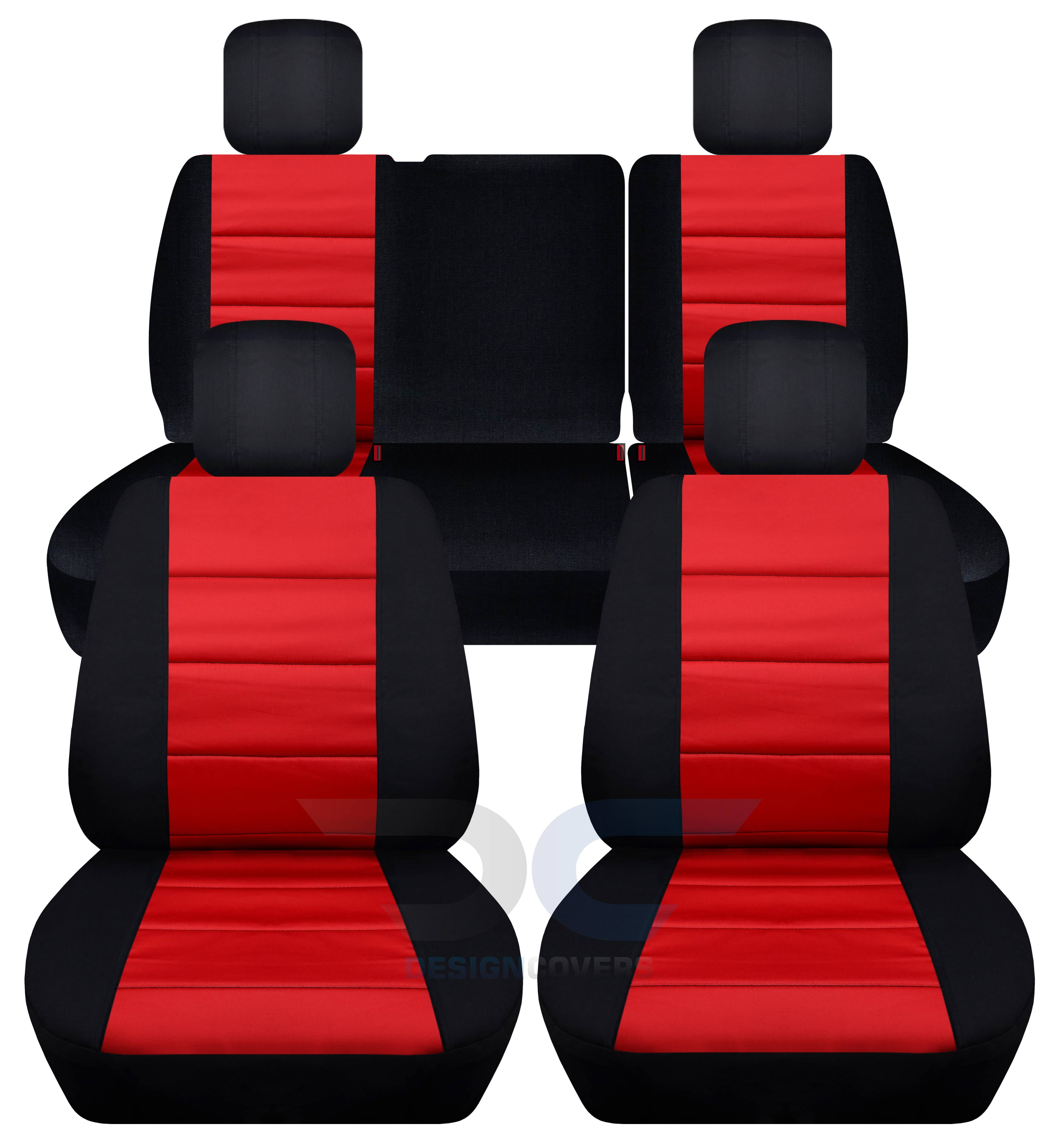 T259-Designcovers Fits 2011-2012 Jeep Wrangler JK 4-Door Cotton Seat ...