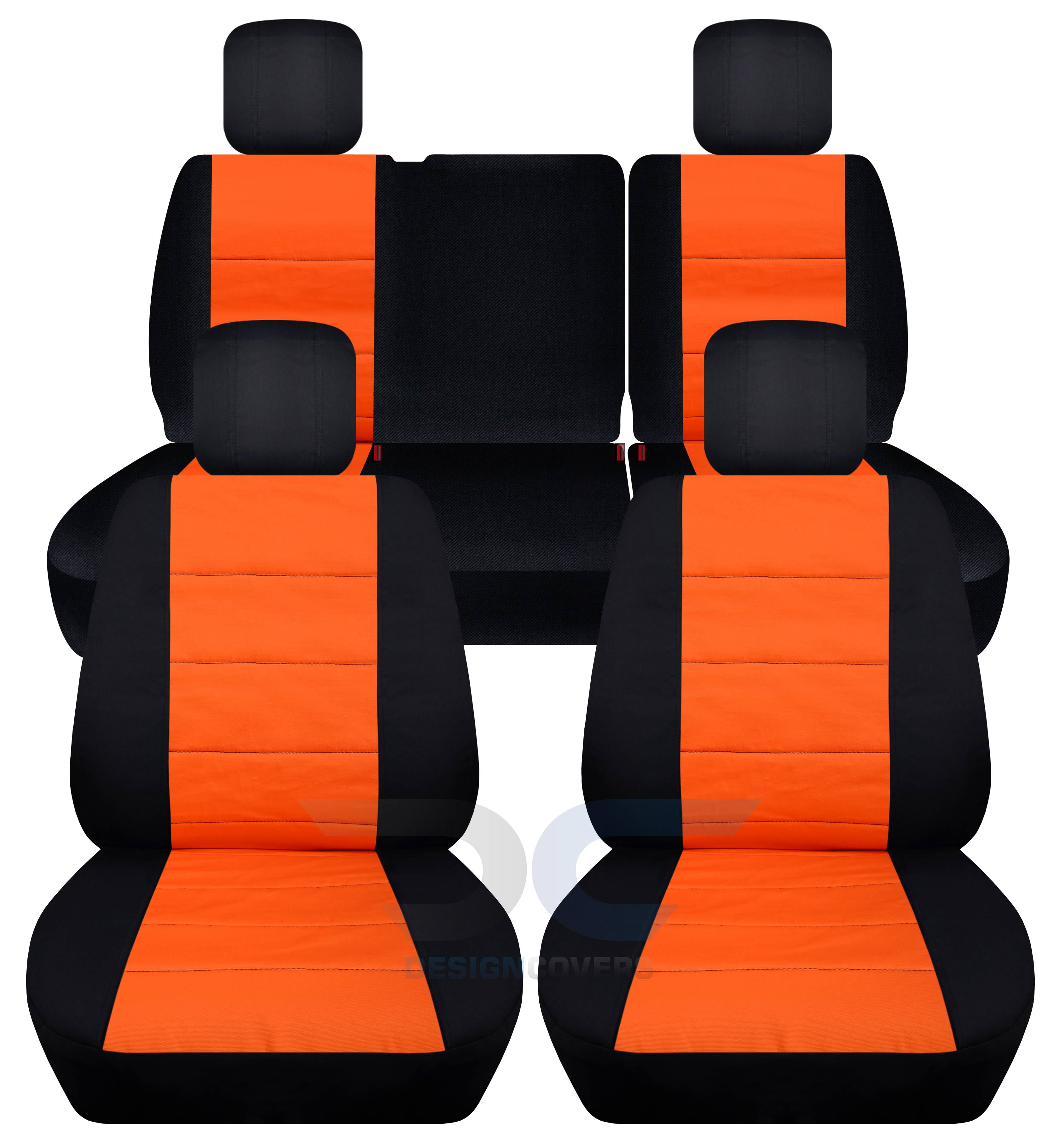 T261-Designcovers Fits 2011-2012 Jeep Wrangler JK 4-Door Cotton Seat ...