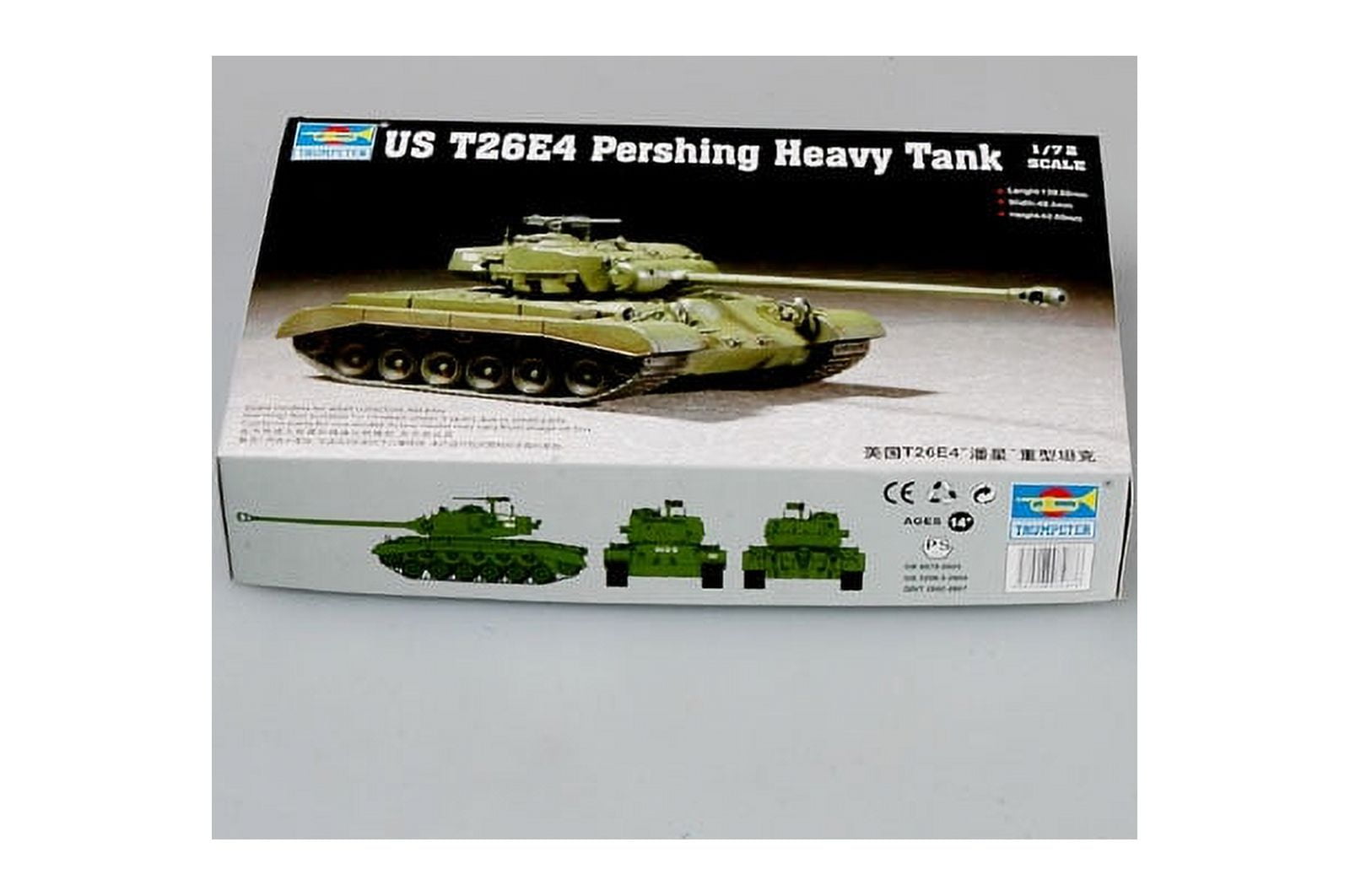 T26E4 PERSHING HEAVYTANK 1/72 - Walmart.com