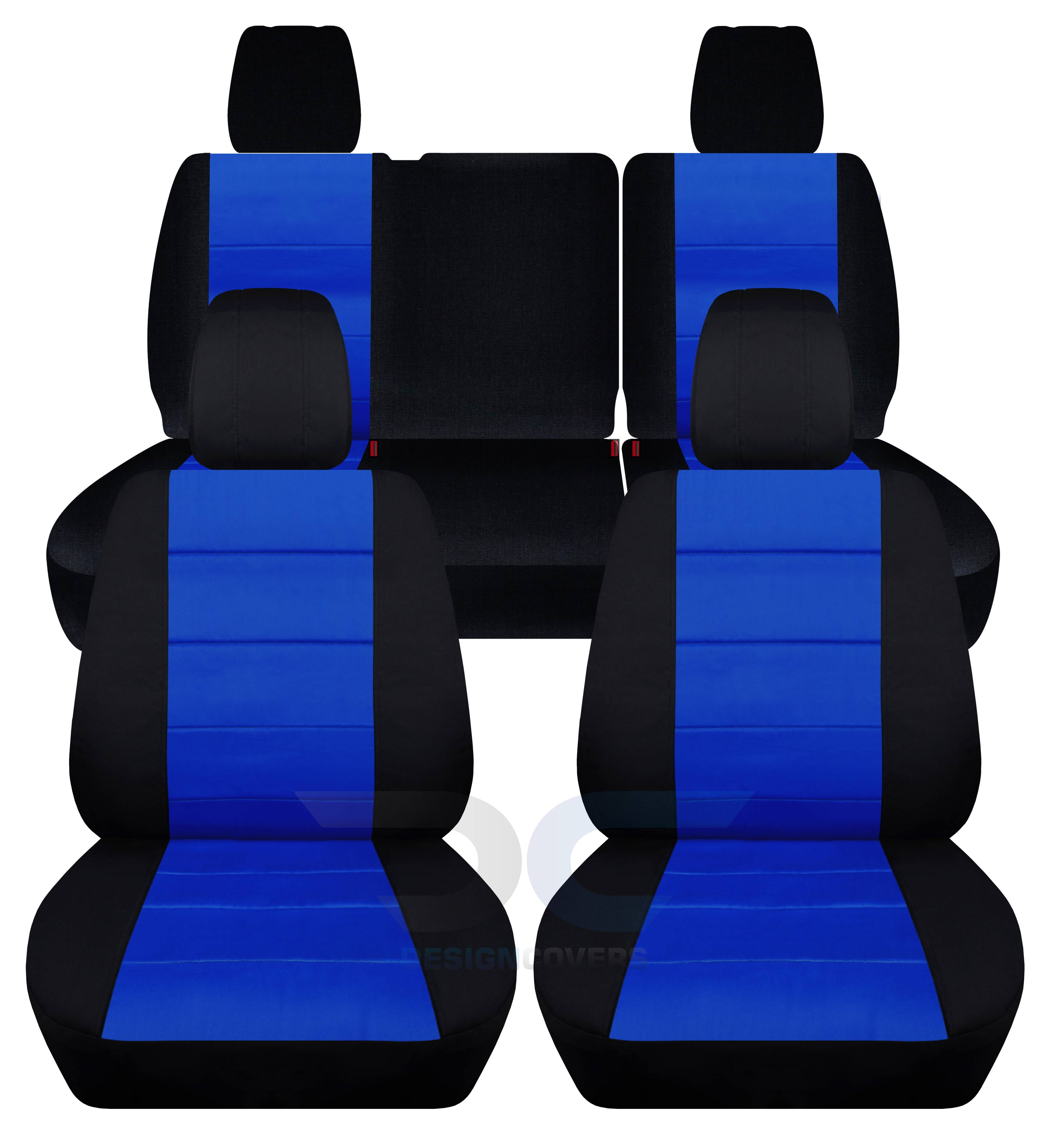 T286-Designcovers Fits 2013-2018 Jeep Wrangler JK 4-Door Cotton Seat ...