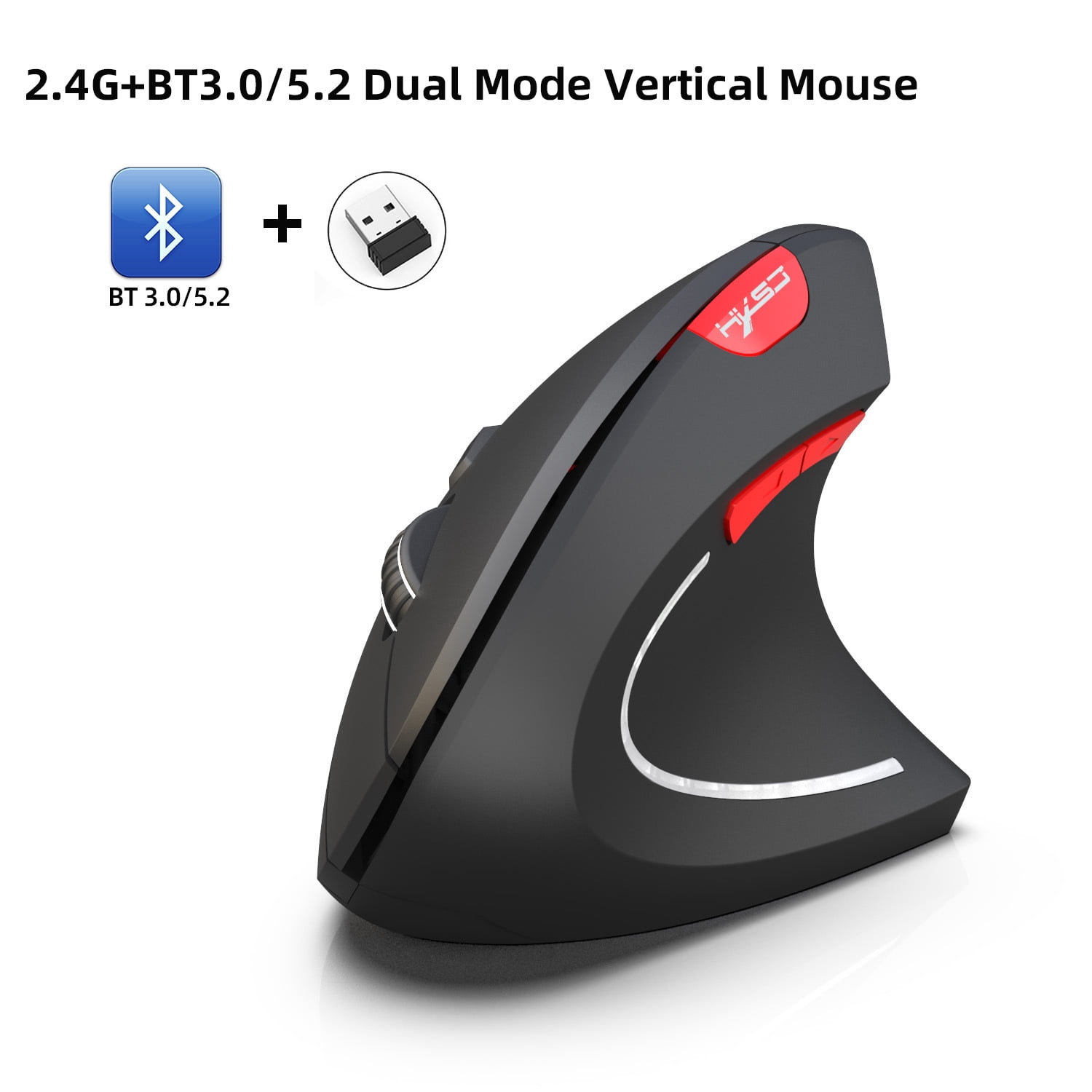 T29 Bluetooth Mouse wireless vertical Mouse healthy Mouse ergonomic ...