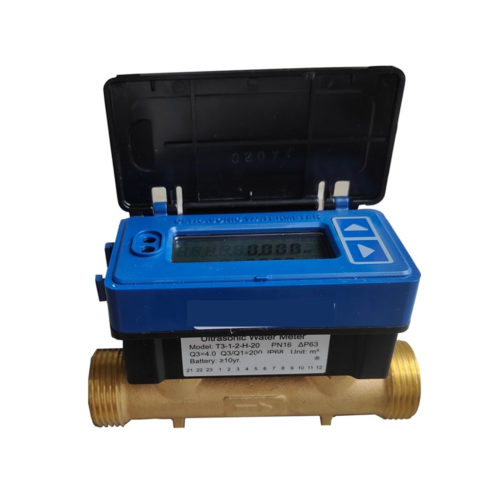 T3-1-2-H Ultrasonic Agricultural Irrigation Flow Water Meter,Copper ...