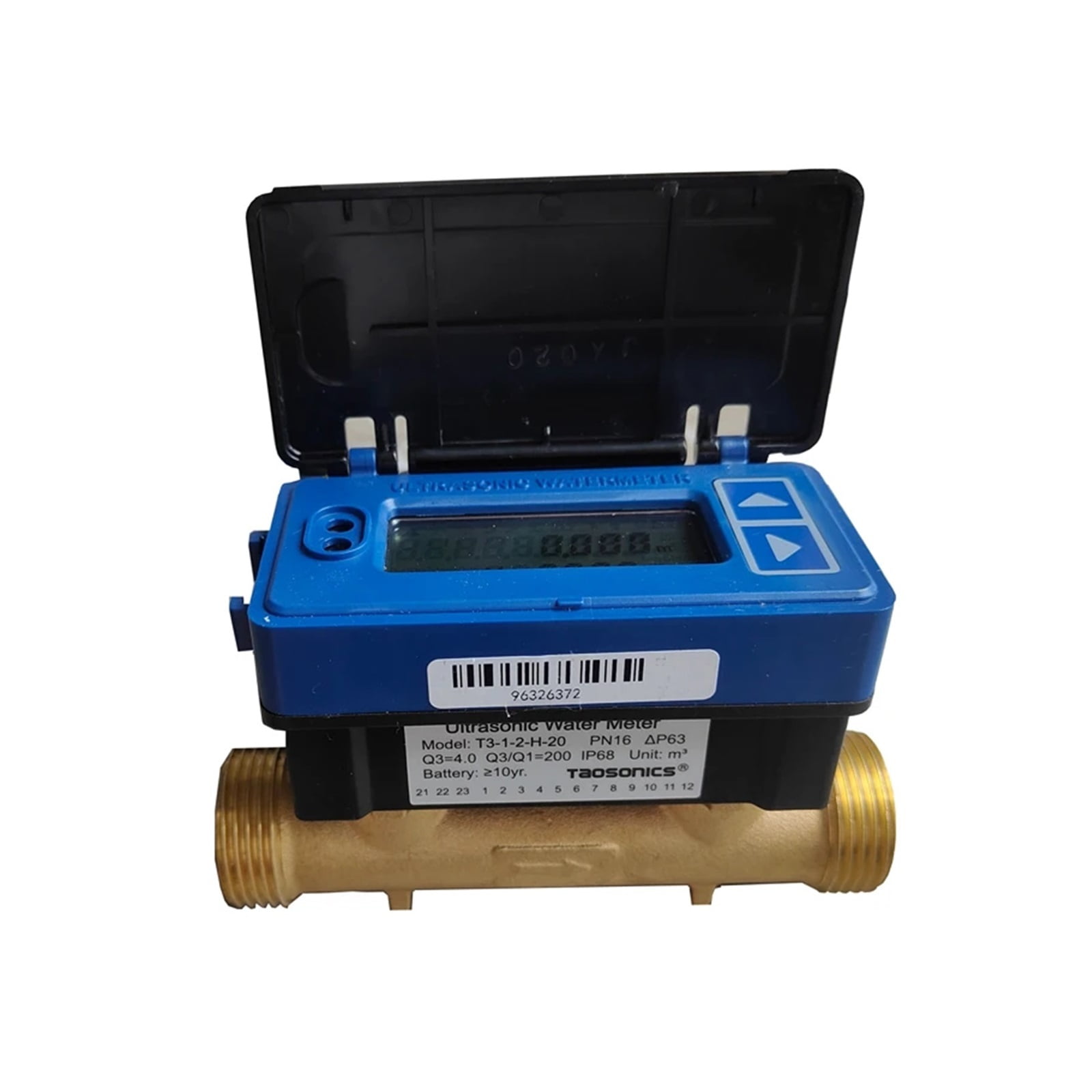 T3-1-2-H Ultrasonic Agricultural Irrigation Flow Water Meter Copper Pipe Thread-connection with ...