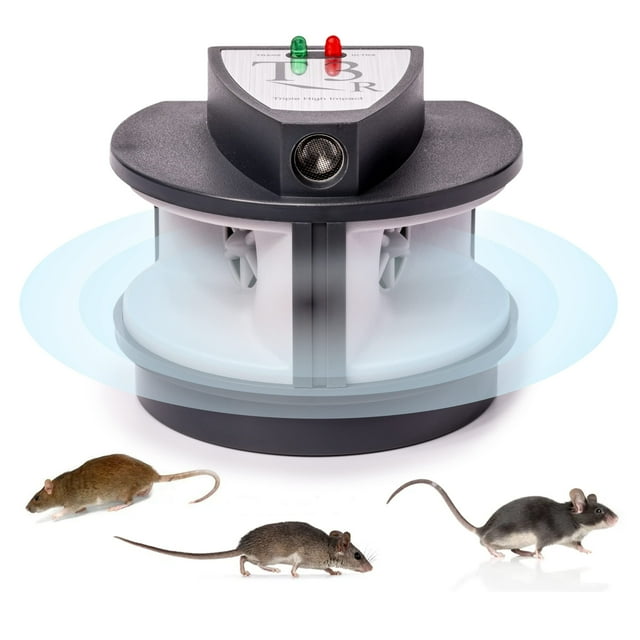 T3-R Triple High Impact Indoor Ultrasonic Rodent Repellent with Plug ...
